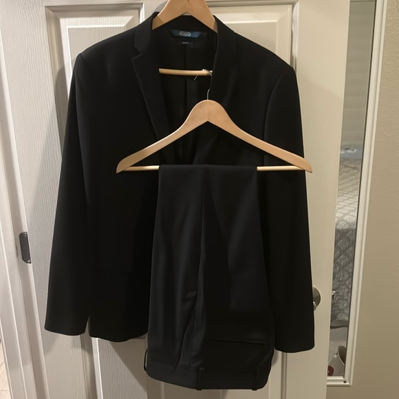 Perry Ellis | Suits & Blazers | Perry Ellis Black Suit | Poshmark